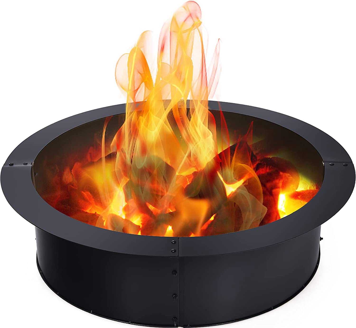 ARLIME Fire Pit Ring 36 Inch Outer, 30 Inch Inner Diameter, Heavy Duty ...
