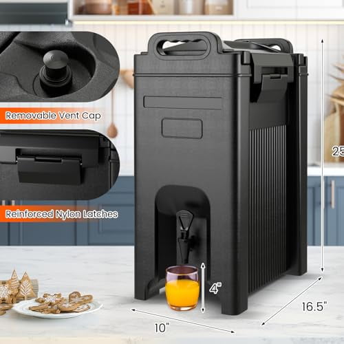 ARLIME Insulated Beverage Dispenser with Handles, 5 Gallon Food-Grade ...