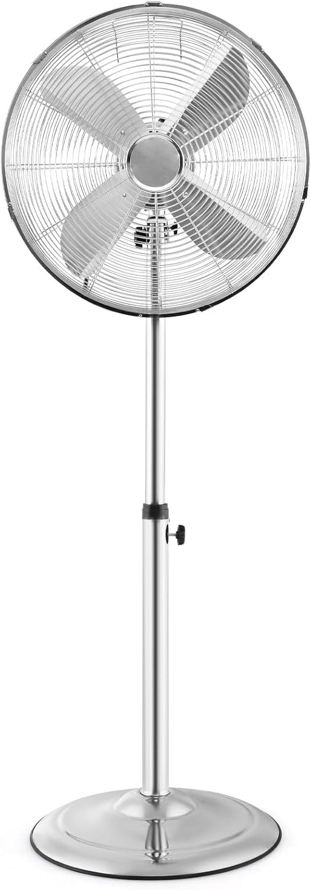 ARLIME Pedestal Fan, 16 Inch Oscillating Fan w/ 3 Speeds & Adjustable ...