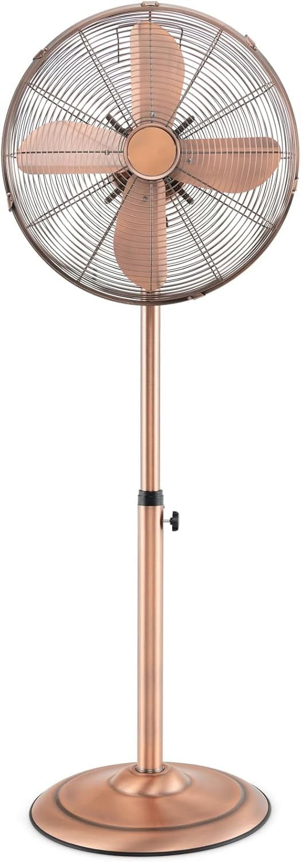 ARLIME Pedestal Fan, 16 Inch Oscillating Ventilator w/ 3 Speeds ...