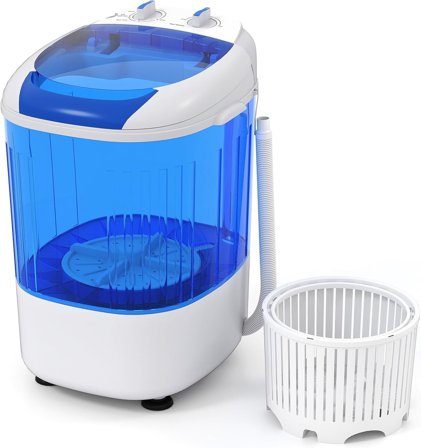 ARLIME Portable Washing Machine, 5.5 lbs Mini Top Load Washer with ...