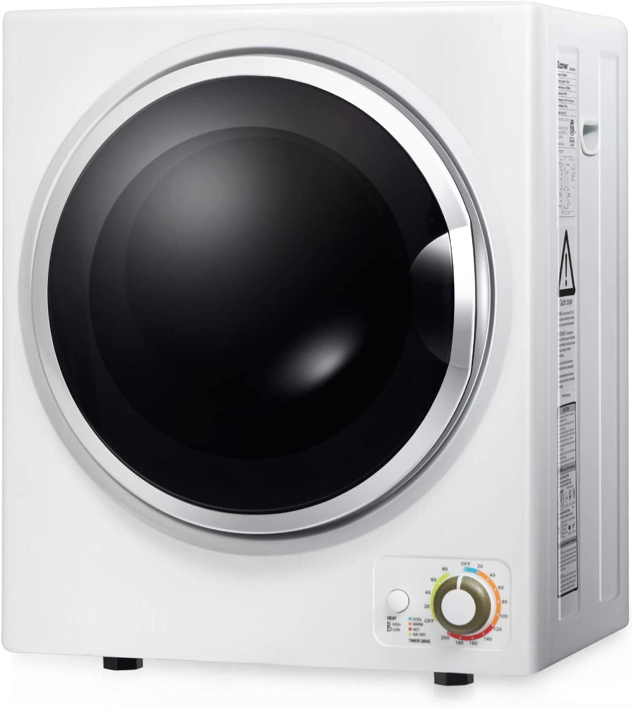 ARLIME Potable Clothes Dryer, 900W Compact Dryer w/4 Automatic Drying ...