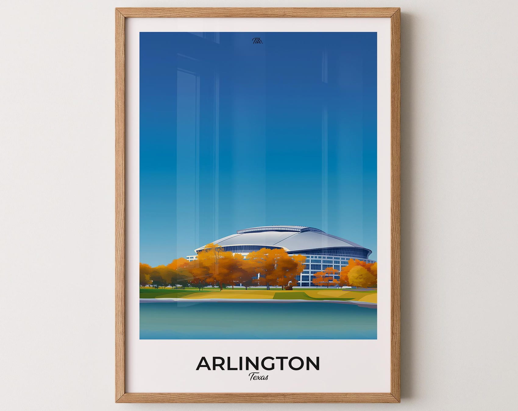 ARLINGTON Poster, Arlington Travel Poster, Arlington Art Print ...