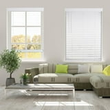 "ARLO BLINDS Cordless Faux Wood Blind, Crown Valance - 58 1/2""W x 60 ...