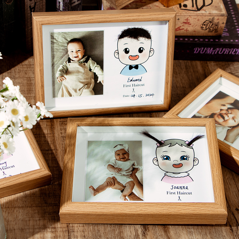 ARLUCKAT Wooden Baby Placenta Customized Baby Photo Frames Baby Gift ...