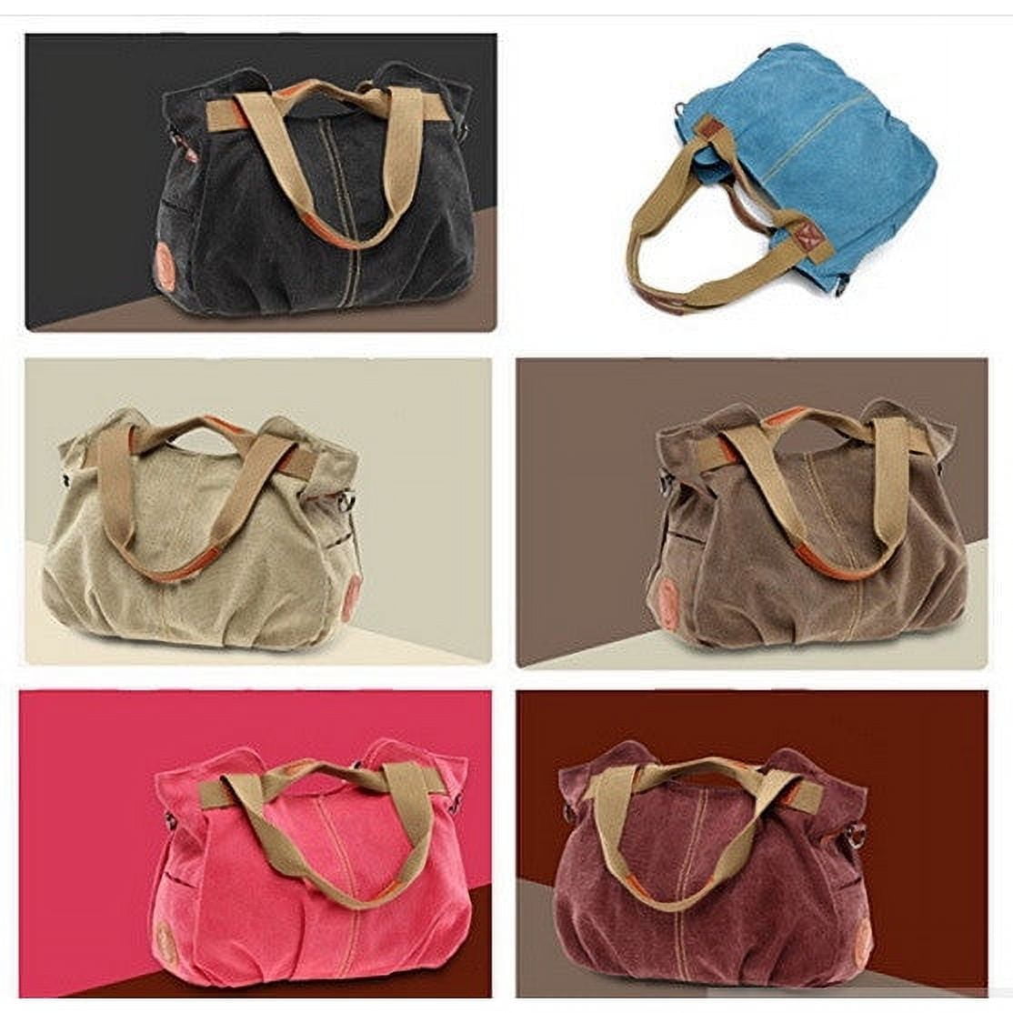 ARM CANDY Handy Natural Canvas Handbag - Walmart.com