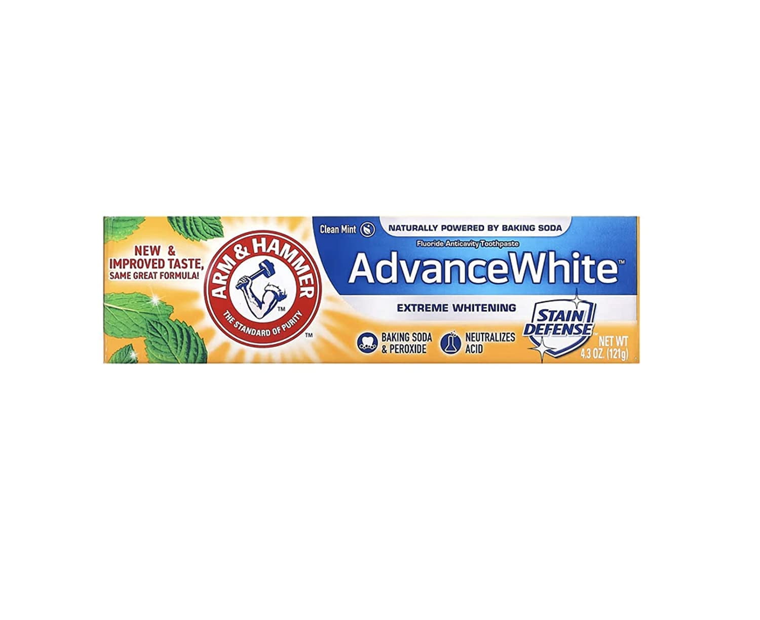 ARM & HAMMER Advance OIF8 White Baking Soda & Peroxide Toothpaste ...