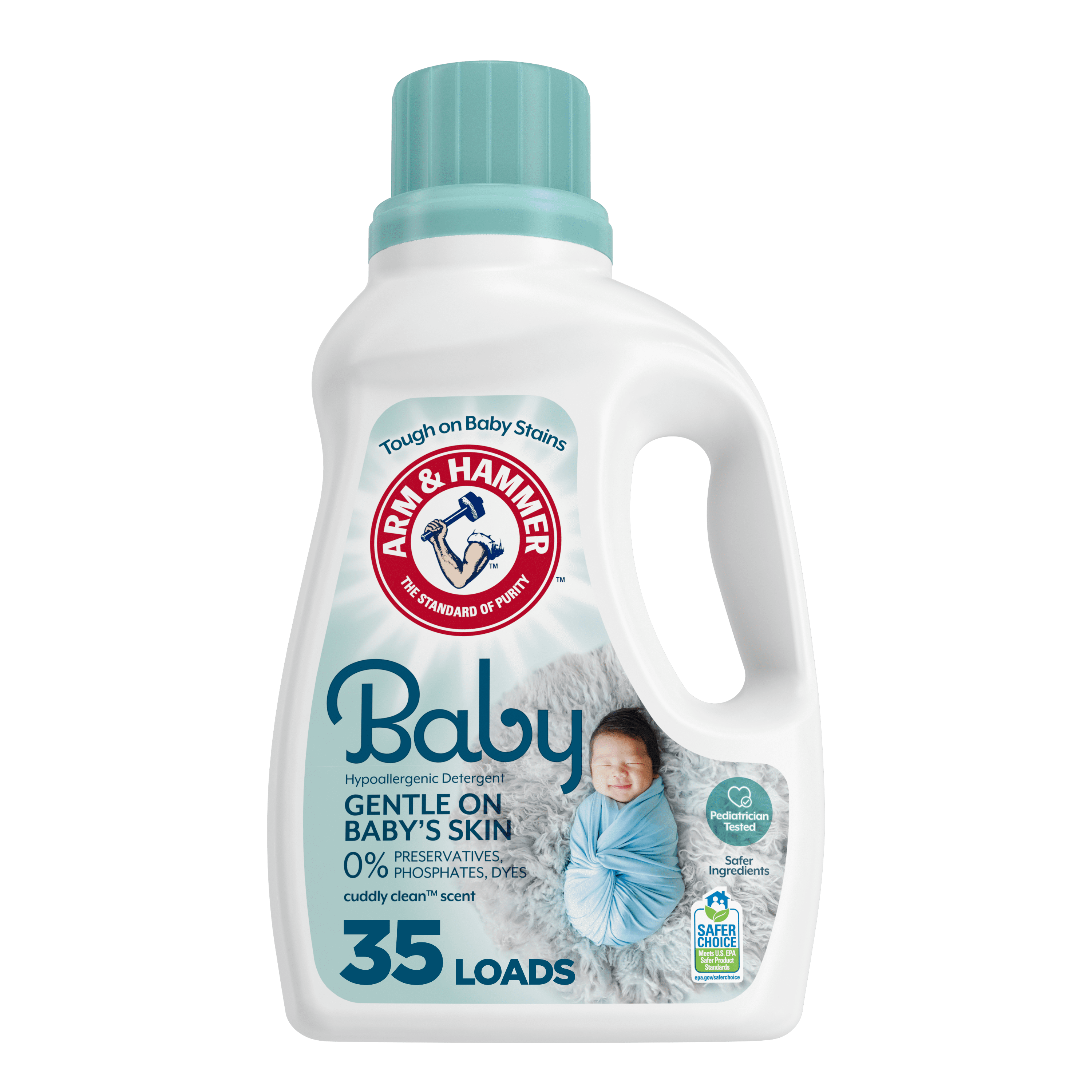 ARM & HAMMER Baby Hypoallergenic Liquid Laundry Detergent 45.5 Fl oz ...