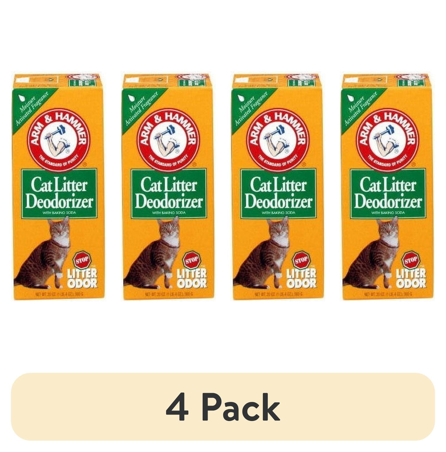 (4 pack) ARM & HAMMER Cat Litter Deodorizer Powder - Walmart.com