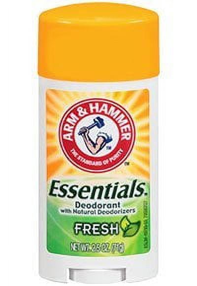 ARM & HAMMER Essentials Natural Deodorant Fresh, 2.50 Oz (Pack of 12 ...
