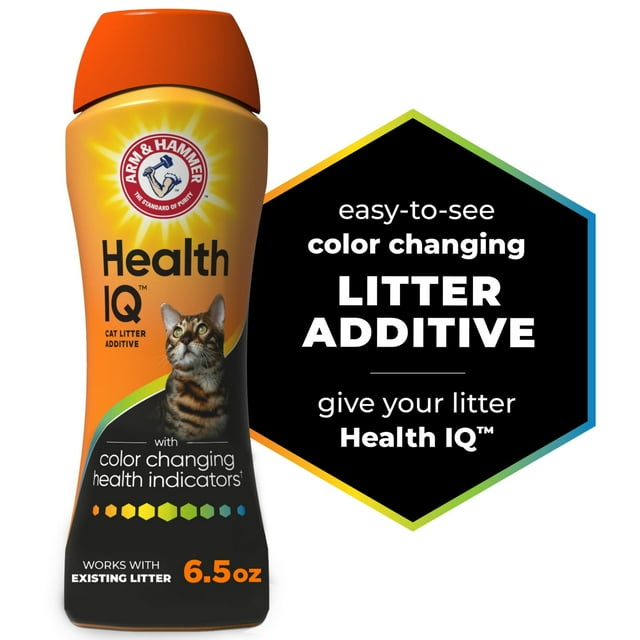 ARM & HAMMER Health IQ Cat Litter Additive, with Color Changing Health ...
