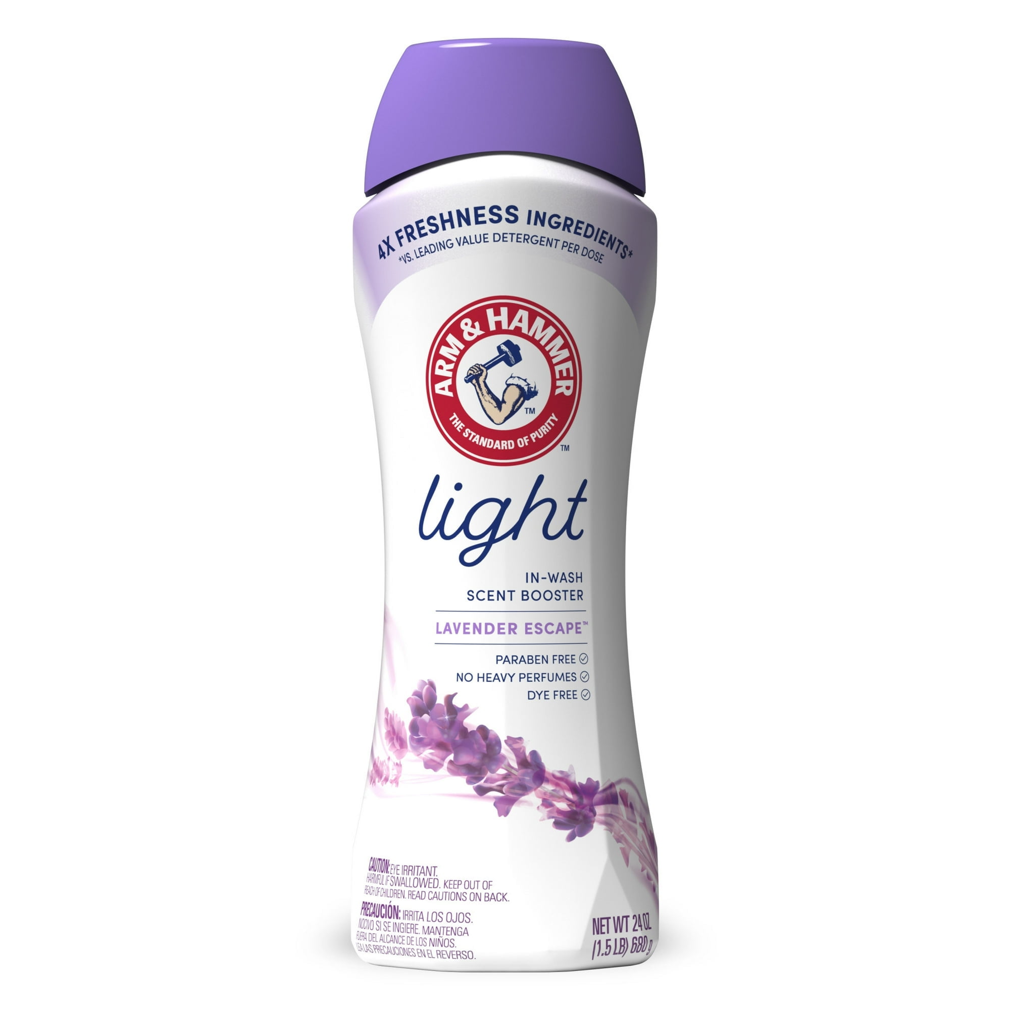 ARM & HAMMER Light In-Wash Scent Booster Lavender Escape, 24 Oz (4 Pack ...