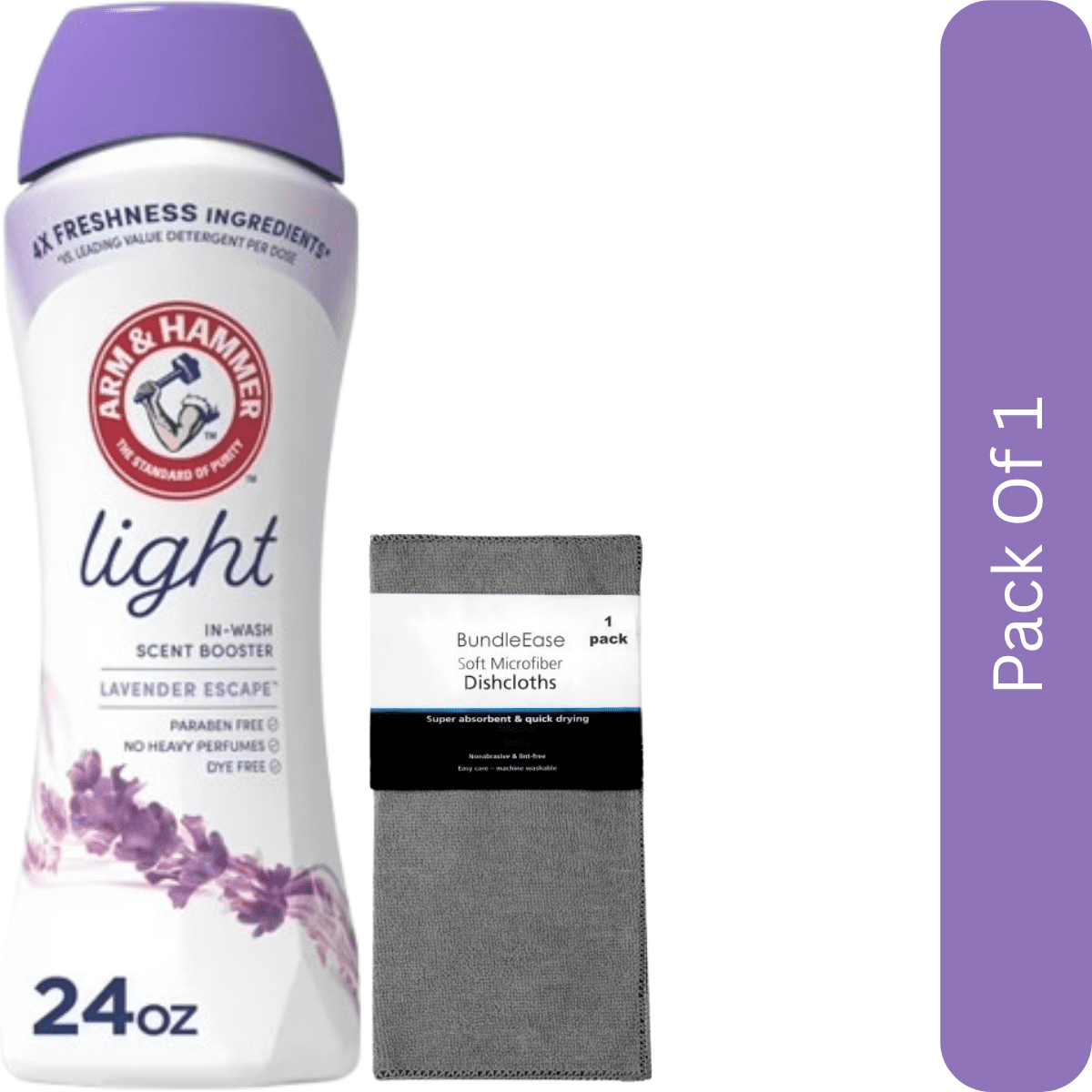 ARM & HAMMER Light Lavender Escape In-Wash Laundry Scent Booster 24 oz ...
