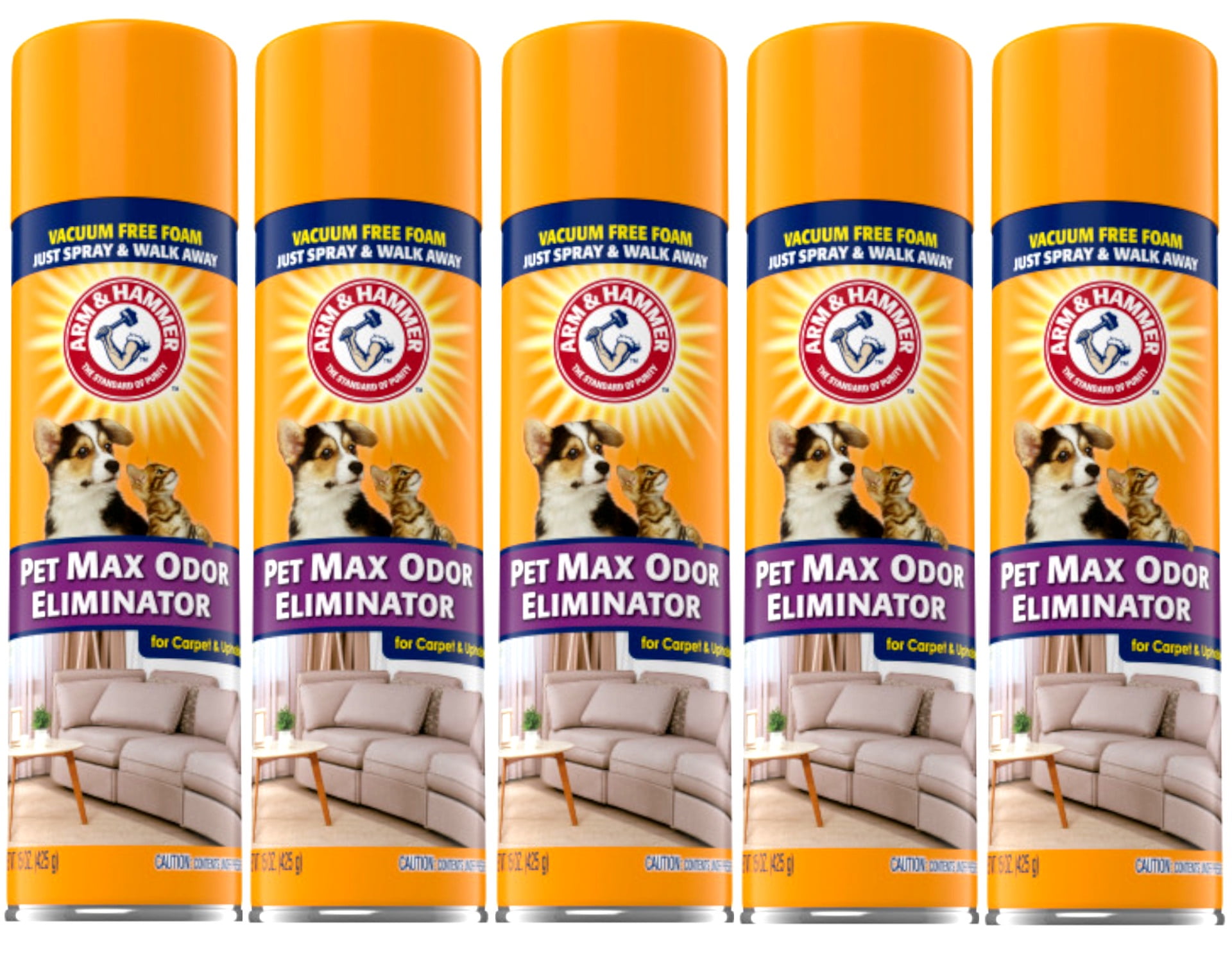 ARM & HAMMER Pet Max Odor Eliminator, 15 oz - 5 Pack - Walmart.com