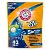 ARM & HAMMER Plus OxiClean with Odor Blasters 5-in-1 Laundry Detergent Power Paks, 92 Count ...