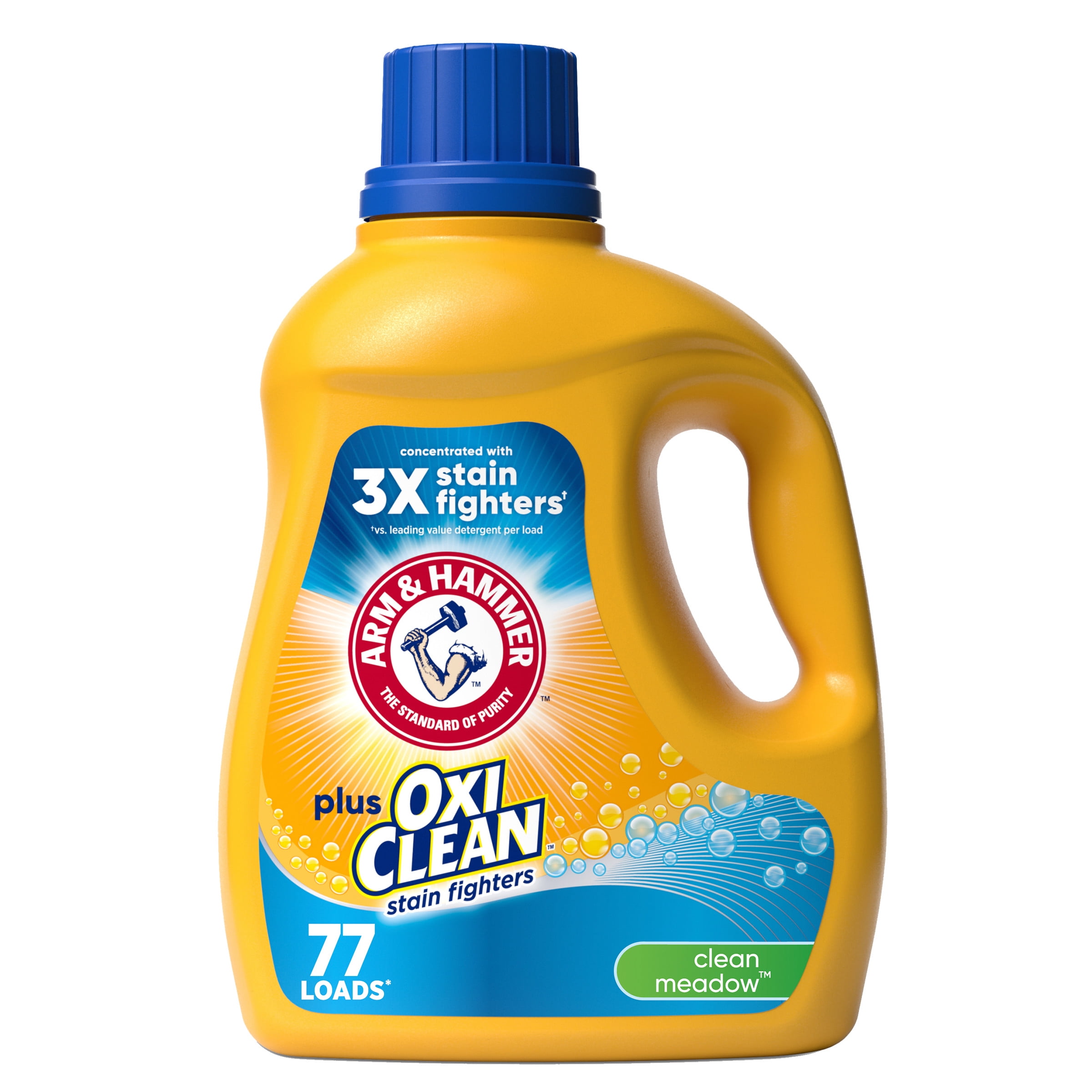 ARM & HAMMER Plus OxiClean Clean Meadow, 77 Loads Liquid Laundry ...