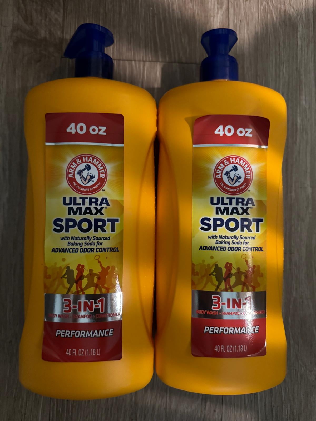 ARM & HAMMER ULTRA MAX SPORT 3 IN 1 WITH NATURALLY BAKING SODA ...