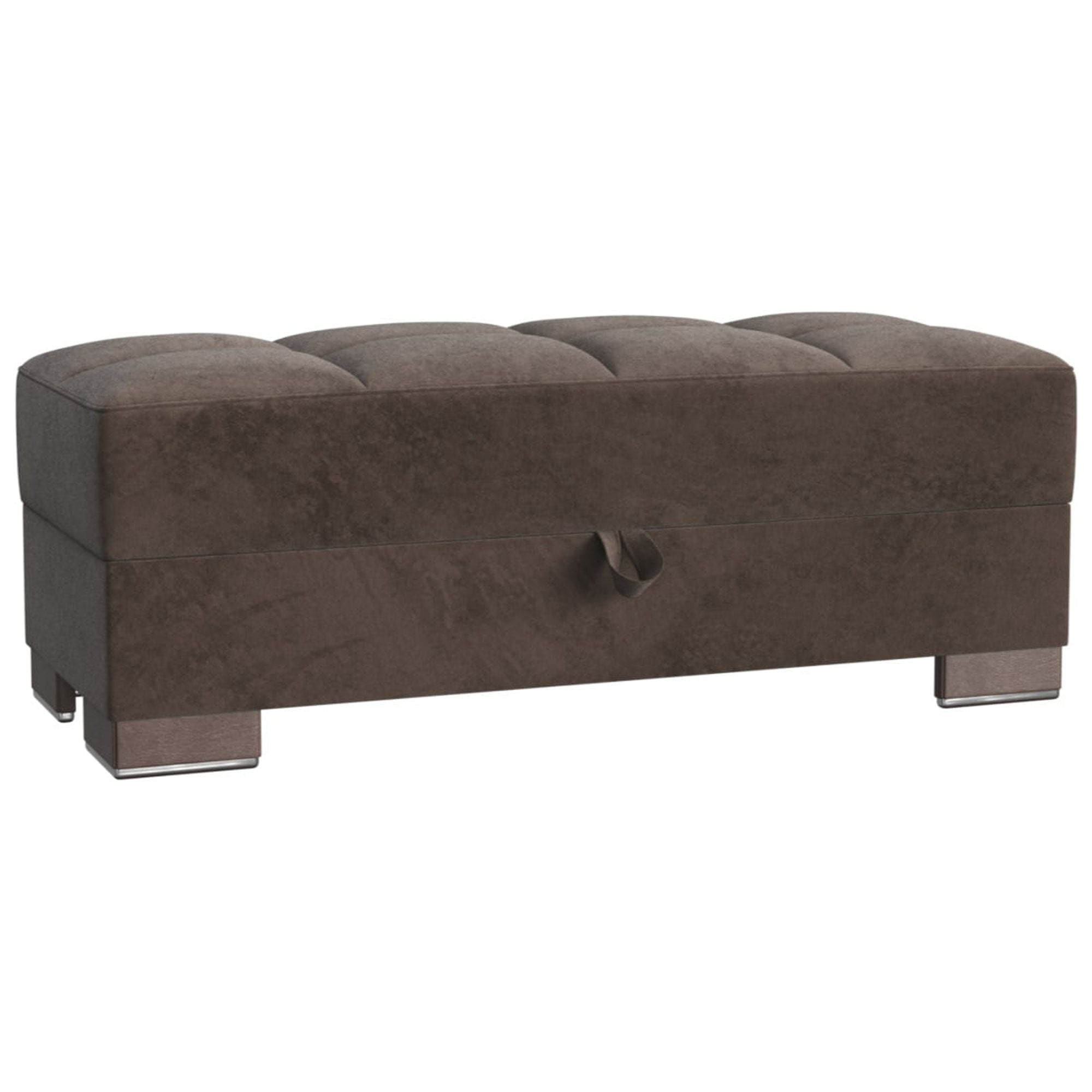 ARMADA AIR LOUNGE SECTIONAL OTTOMAN 108 BROWN/BROWN - Walmart.com