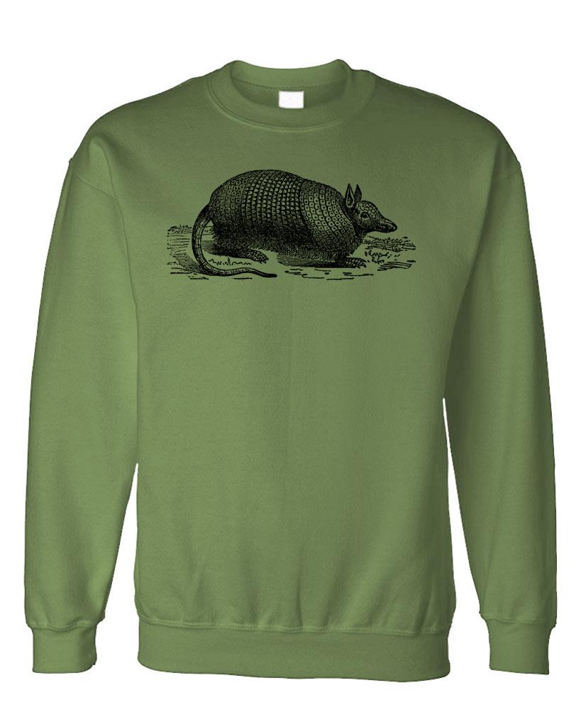 ARMADILLO - Crew Neck Sweatshirt, Military Green, 3XL - Walmart.com
