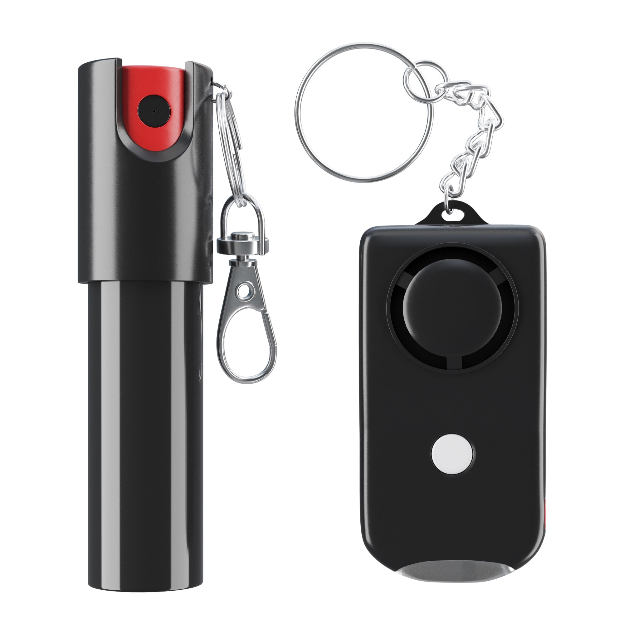 ARMADILLO DEFENSE Pepper Spray and Personal Alarm Key Chain Bundle (2 Pack) for Protection and ...