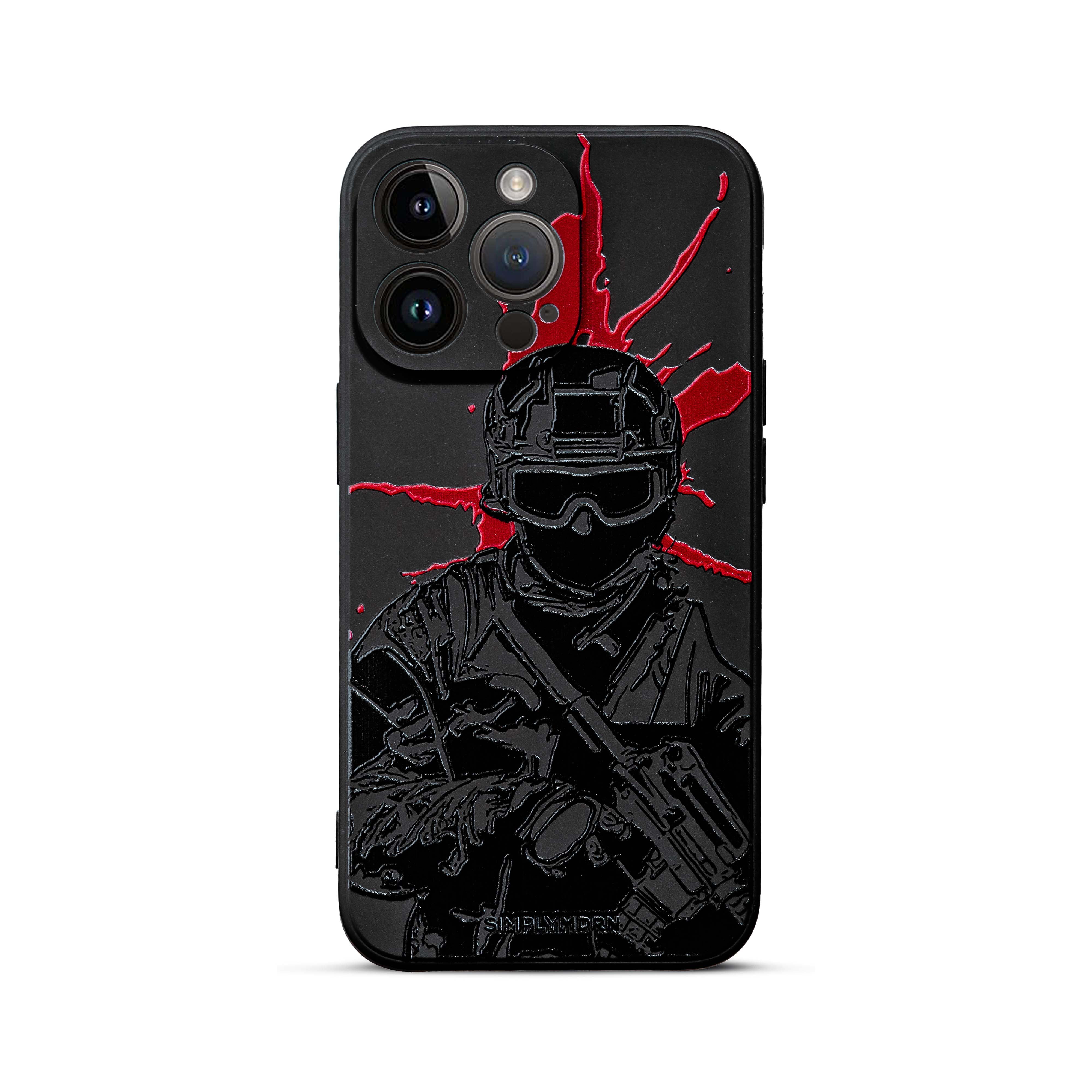 ARMED (SLIM) Warrior Design - Cool Case for Men - Fighter Soldier Case ...
