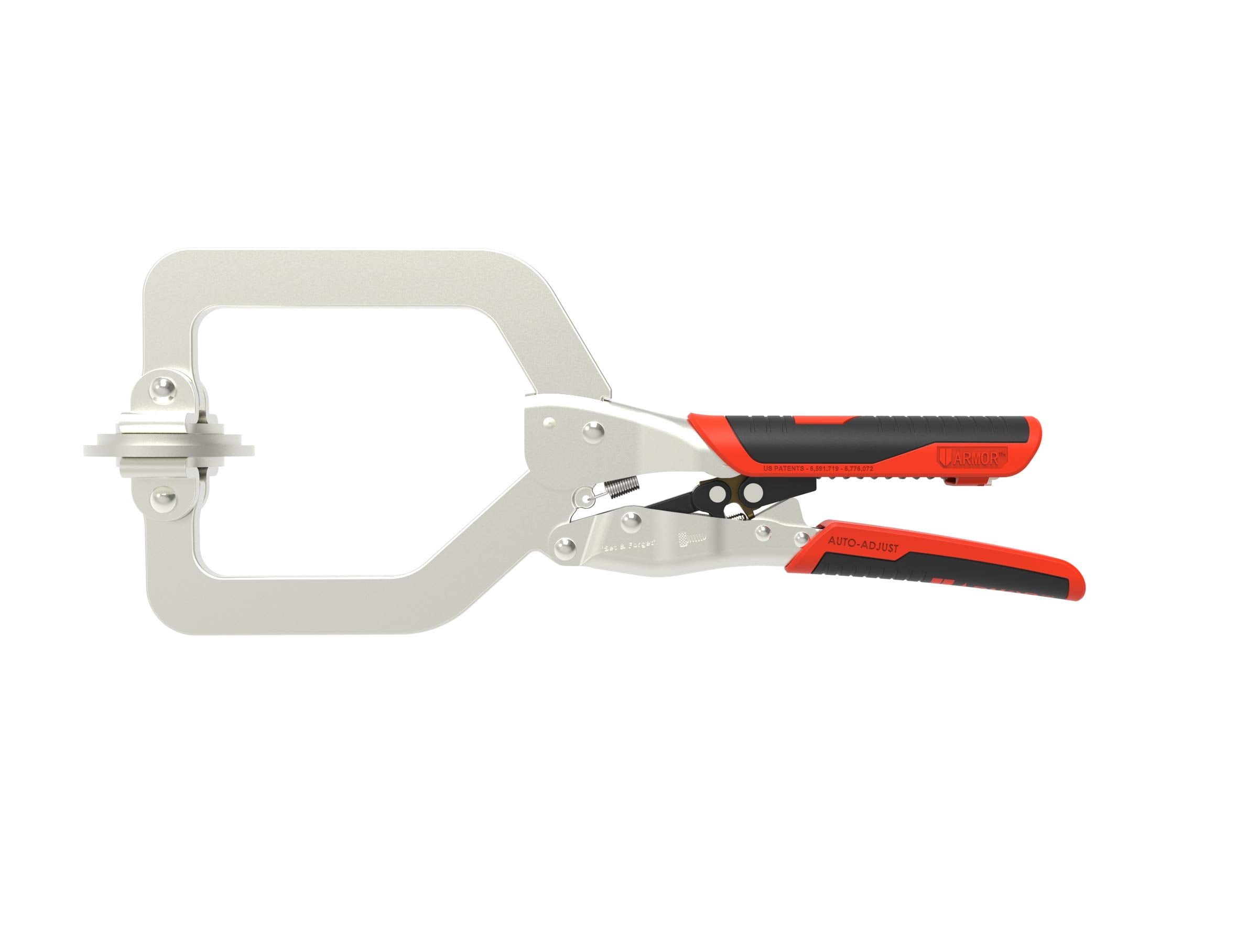 ARMOR TOOL Face Clamp for Pocket hole joinery - 3" C Clamp Locking Vice ...