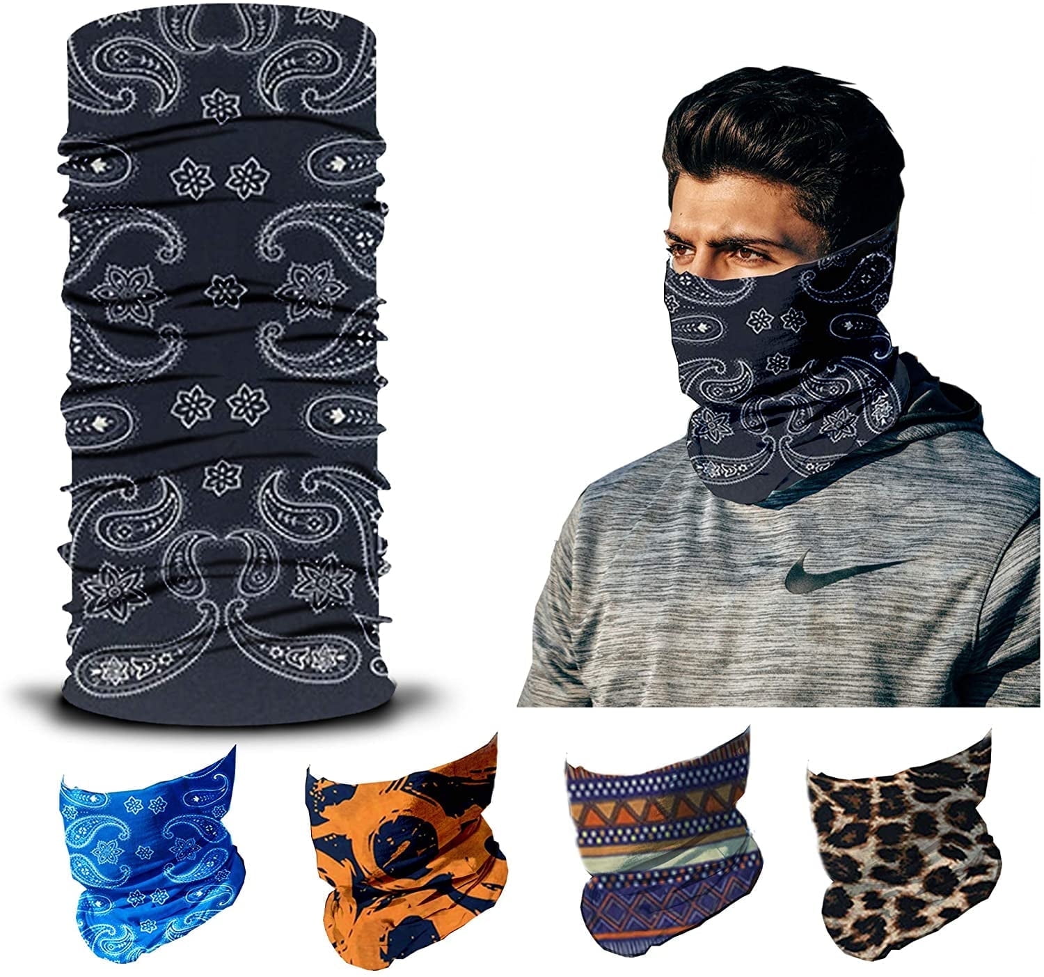ARMORAY Face Mask ,Head Wrap, Neck Gaiter, Headband, Fishing Mask ...