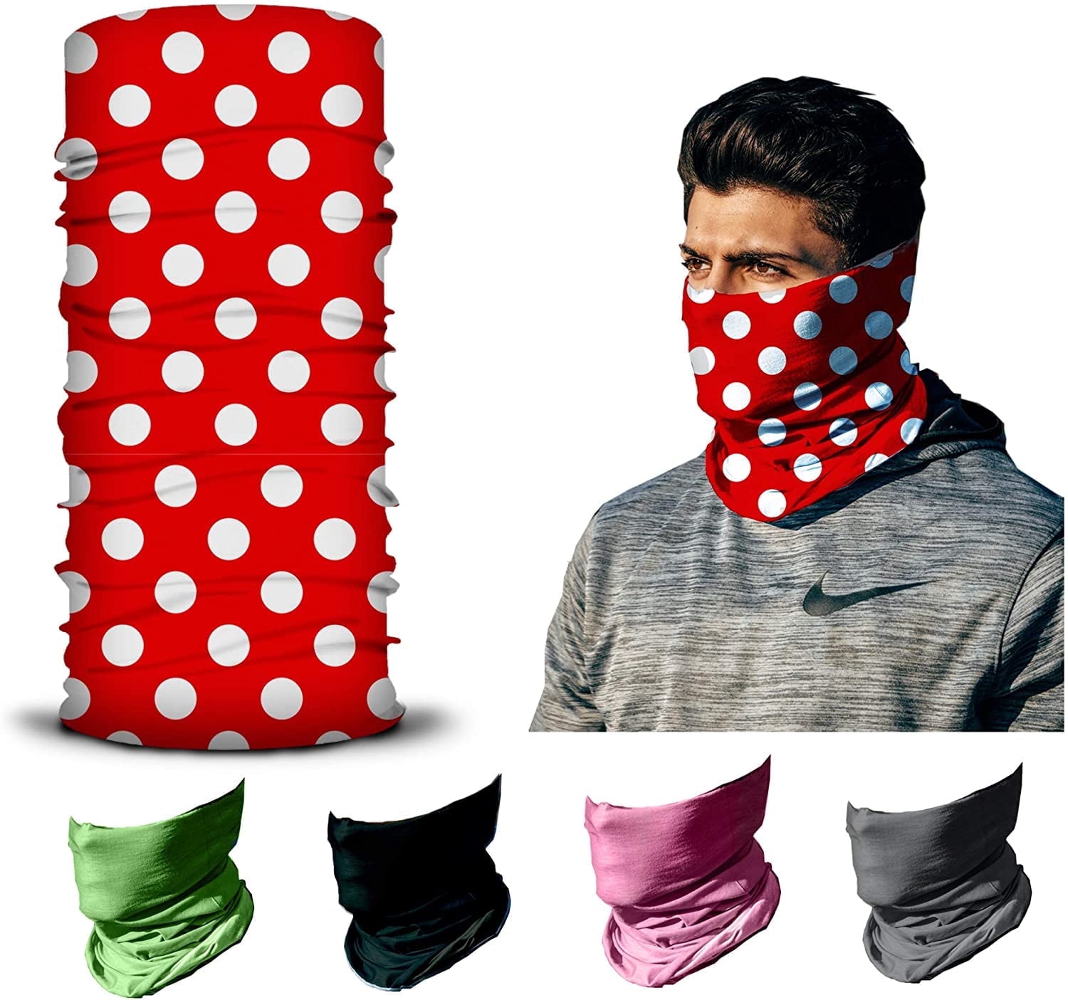 ARMORAY Face Mask ,Head Wrap, Neck Gaiter, Headband, Fishing Mask ...