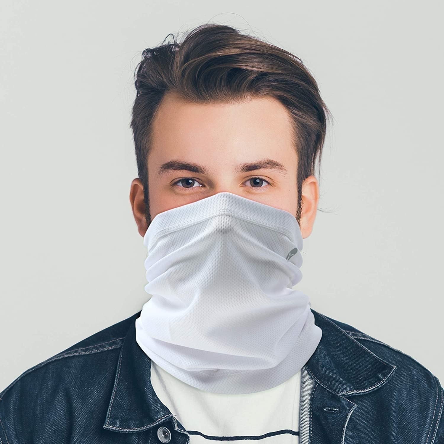 ARMORAY Neck Gaiter Face Mask, Pack of 4 Tube Mask, Face Bandana Mask ...