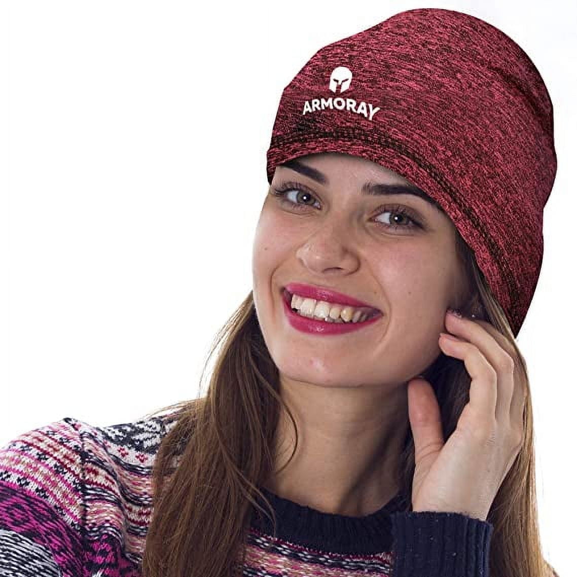 ARMORAY Skull Cap - Running Hat Beanie for Men or Women - Fits Under ...