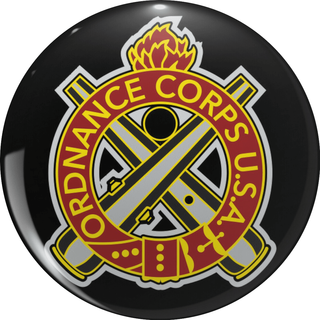 ARMY ORDNANCE CORPS REGIMENTAL CREST Pin Lapel Pin Brooch Steel Pins ...