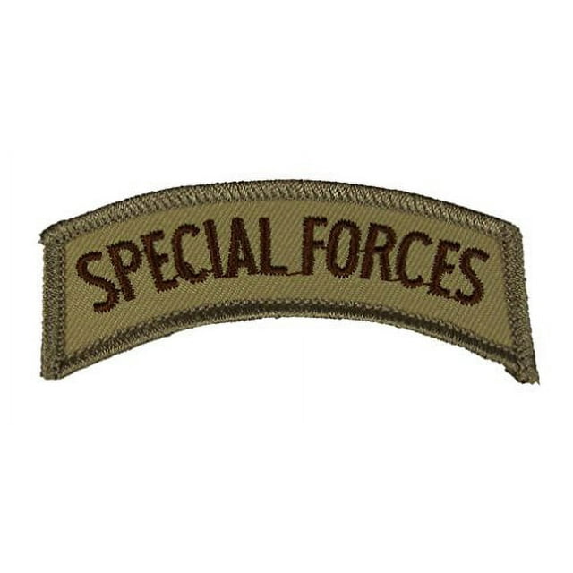 ARMY SPECIAL FORCES Rocker Tab Patch - Desert - Veteran Owned Business ...
