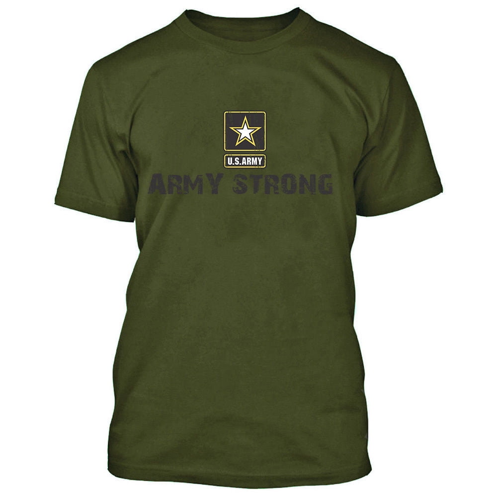ARMY STRONG Star Logo TSHIRT America US Military Army Forces Tee Shirt ...