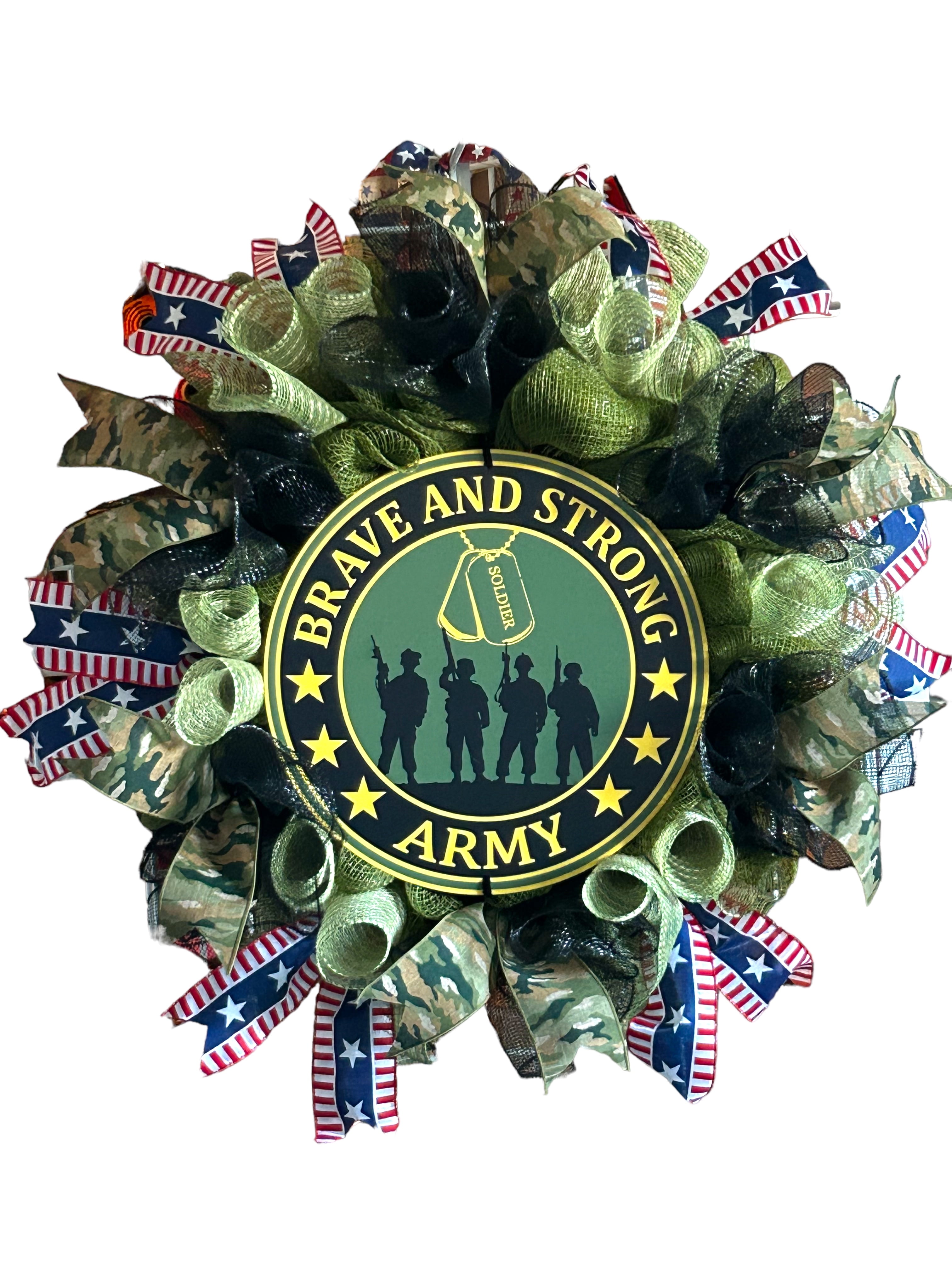 ARMY WREATH, MILITARY WREATH, PATRIOTIC, VETERAN - Walmart.com