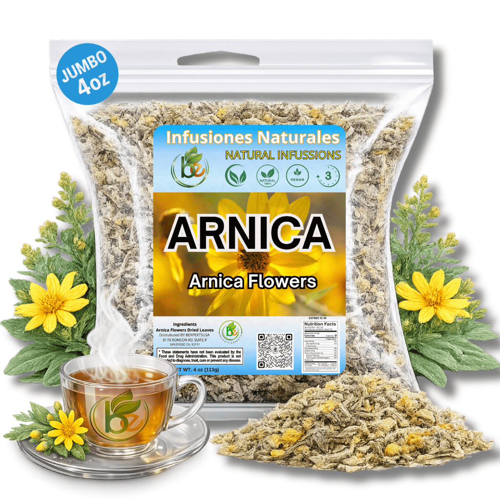 B-EXPERTS Arnica Montana Botanical Infusion, 4 oz, Wildcrafted Flowers ...