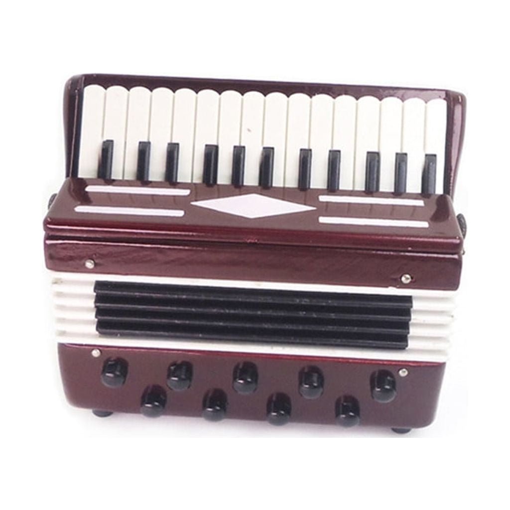 AROKOKO Garage Kits Miniature Accordion 1:12 Mini Dollhouse Mini ...