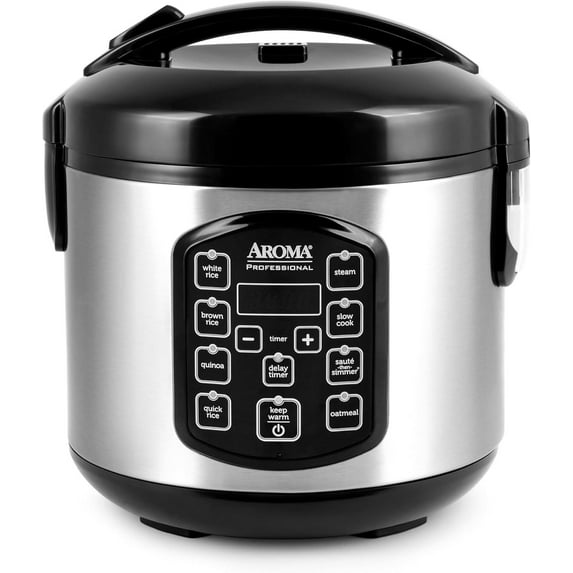 AROMA Professional Digital Rice Cooker, Multicooker, 4-Cup (Uncooked ...