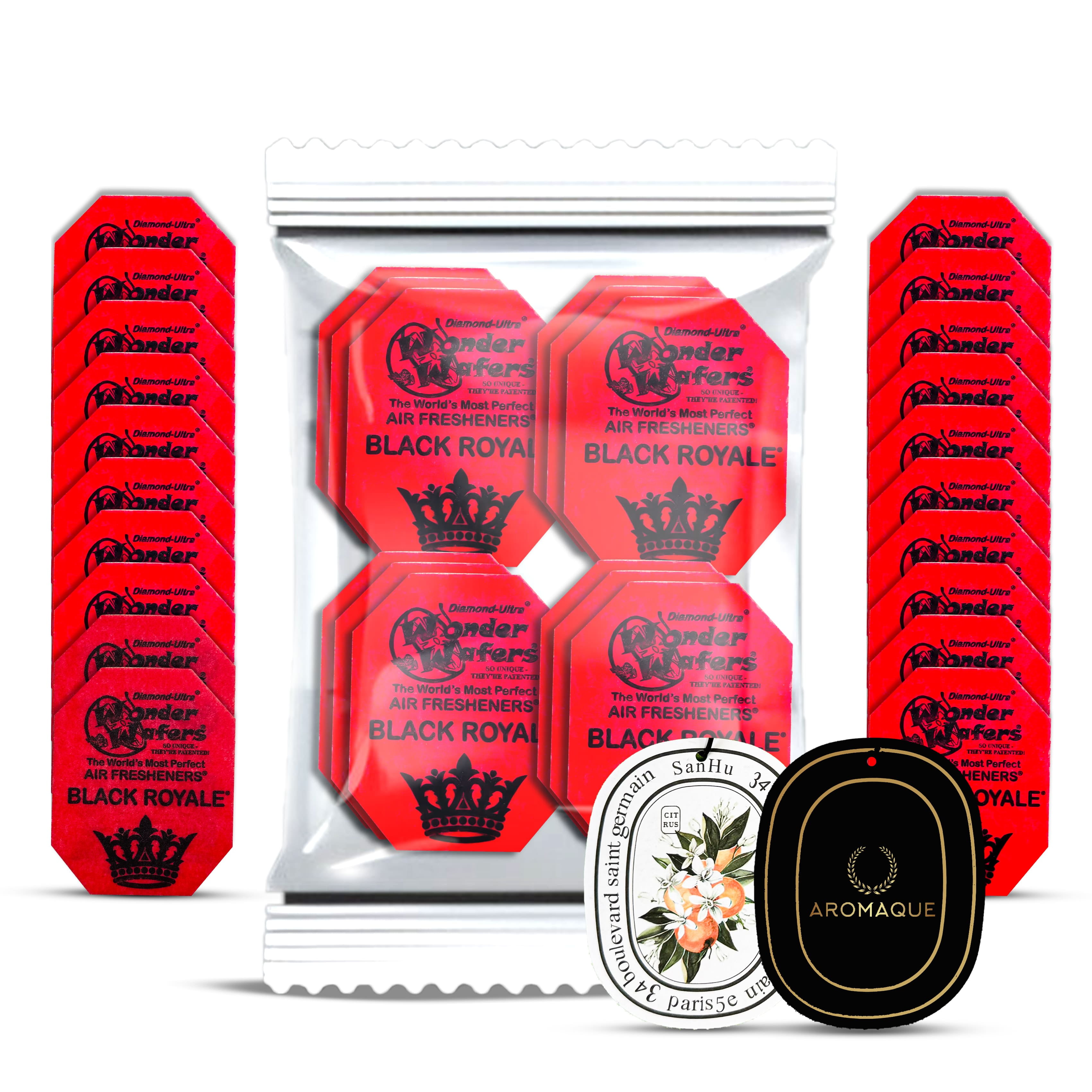AROMAQUE Wonder Wafers Bundle - 24ct Black Royale Scent, Individually ...