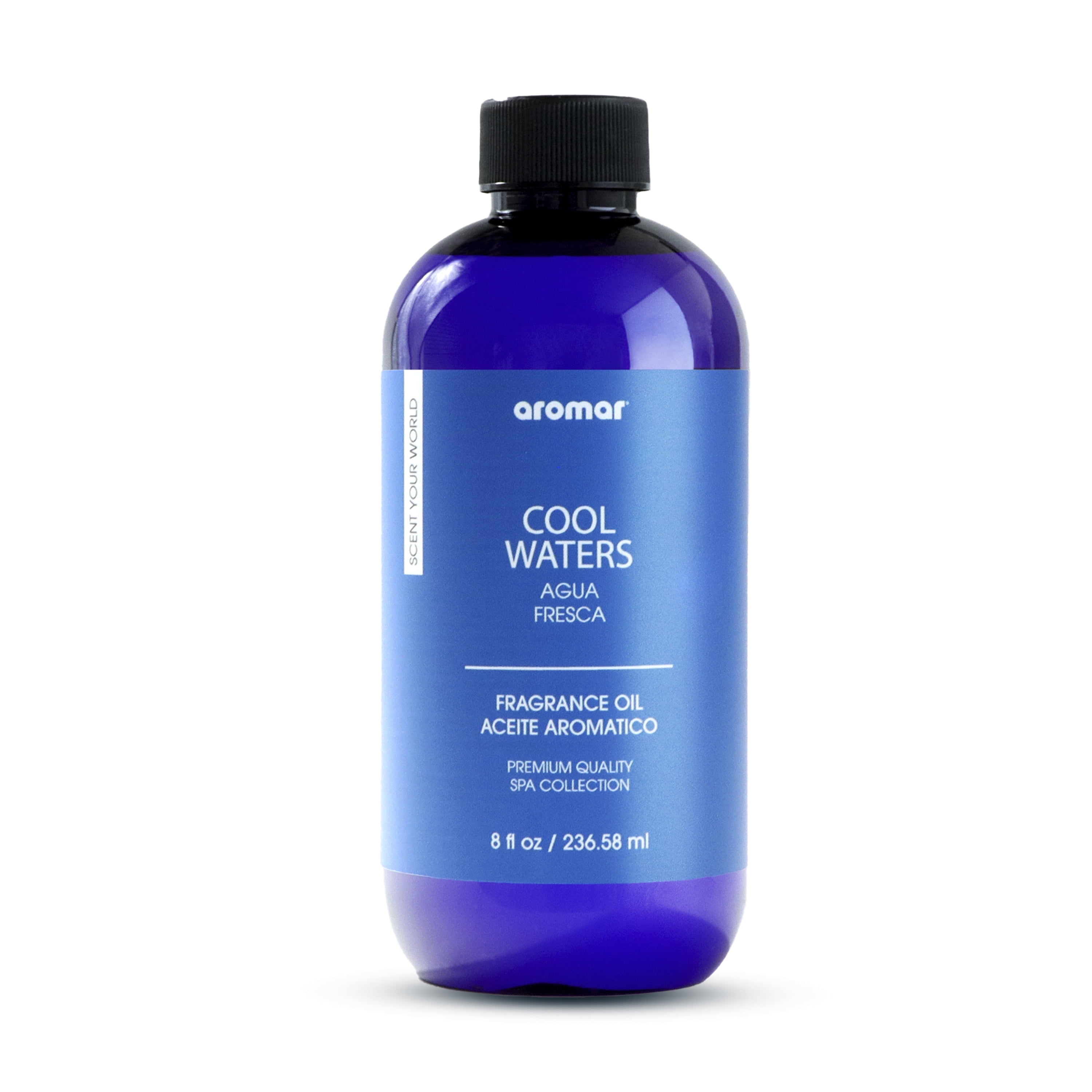 AROMAR Cool Waters Fragrance Oil 8oz for Diffusers & Aromatherapy ...