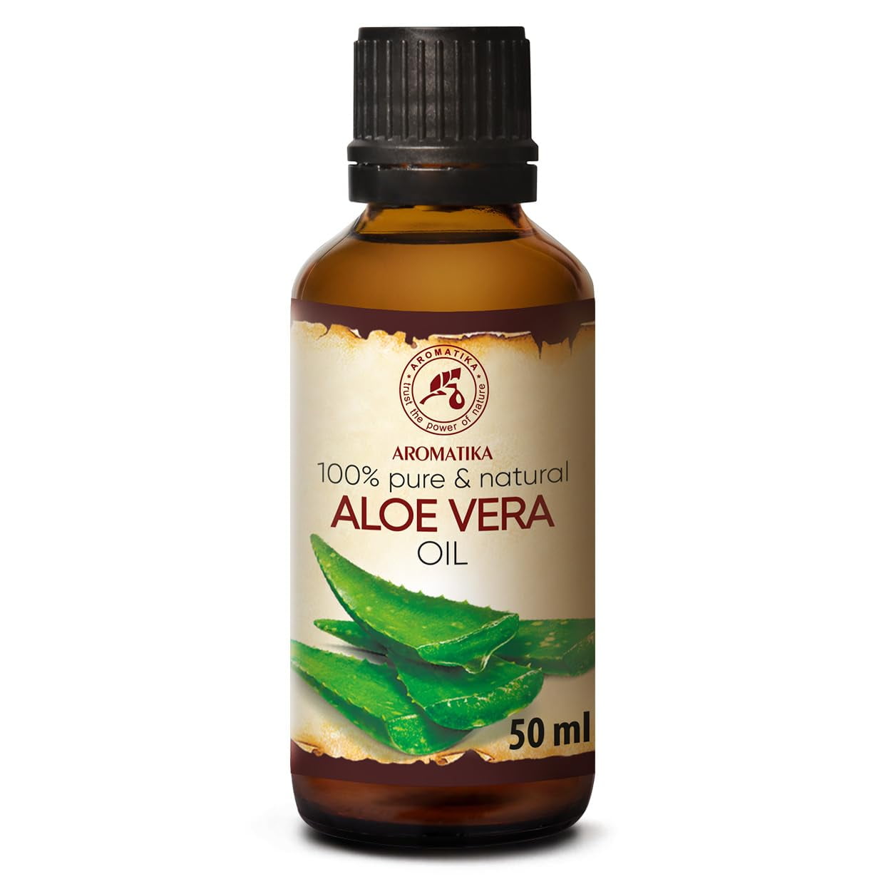 AROMATIKA Aloe Vera Oil AKF18 1.7 Fl Oz (50ml) - 100% Pure & Natural - Aloe Barbadensis - Brasil ...