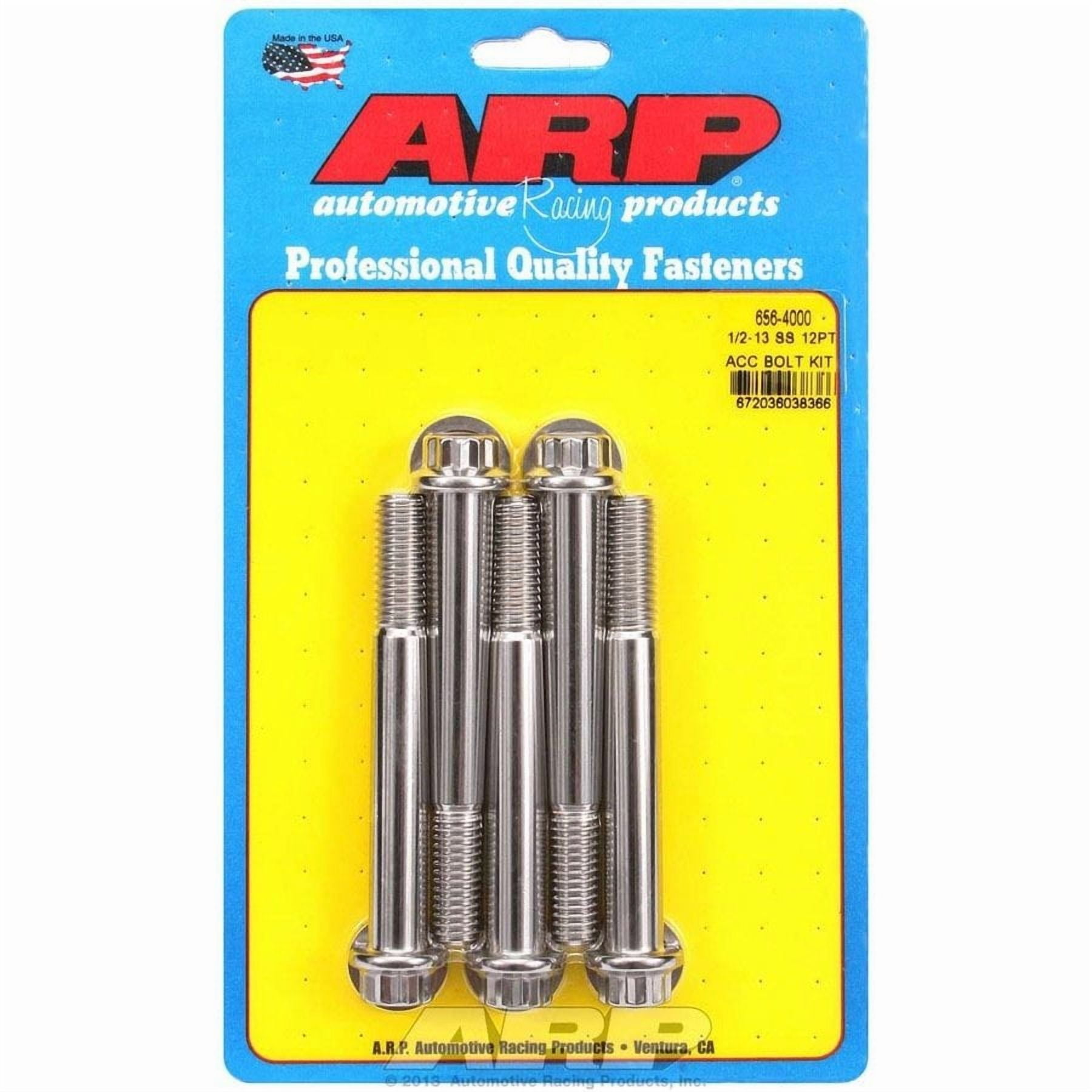Arp S/S Bolt Kit - 12pt. (5) 1/2-13 x 4.000 - Walmart.com