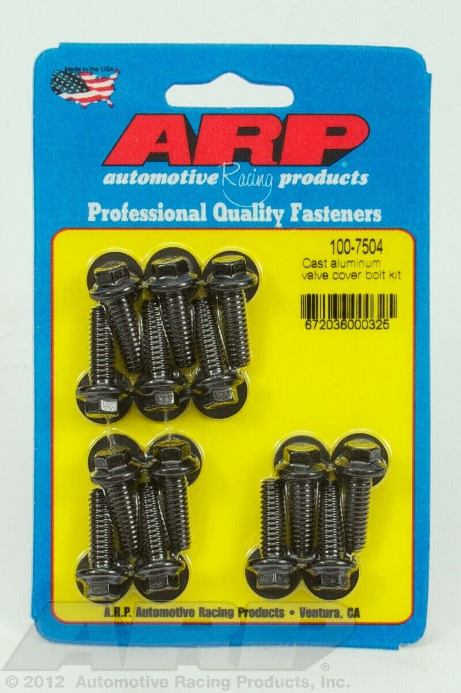 ARP INC. 100-7504 CAST ALUMINUM HEX VALVE COVER BOLT KIT - Walmart.com