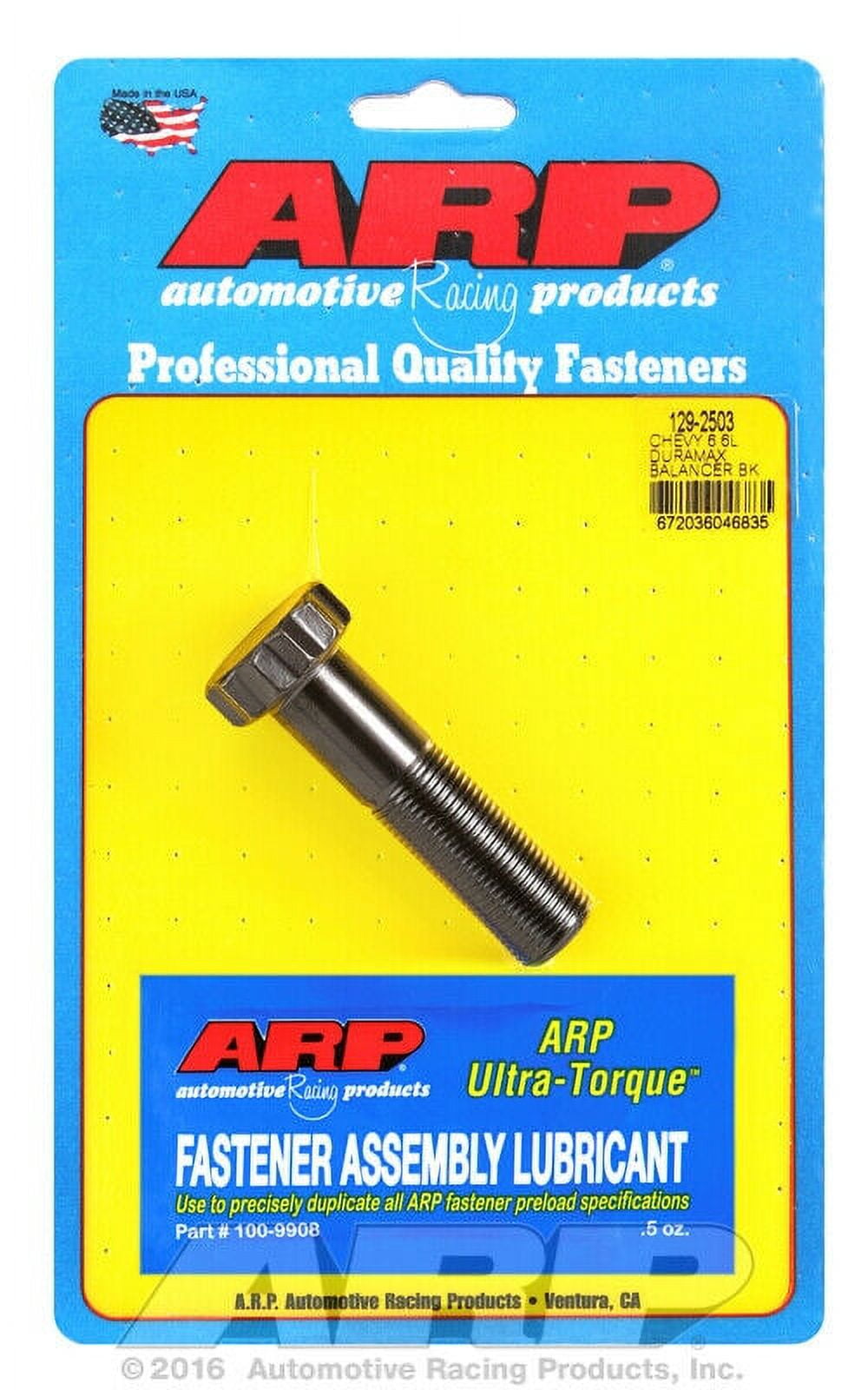 ARP 129-2503 Black GM 6.6L Duramax balancer bolt kit "BOLT ONLY" - Walmart.com