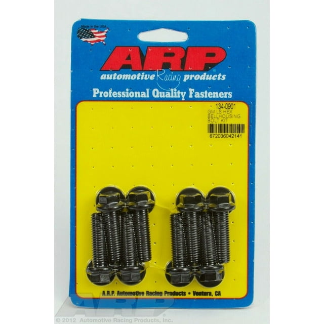 ARP 134-0901 Black GM LS hex bellhousing bolt kit - Walmart.com