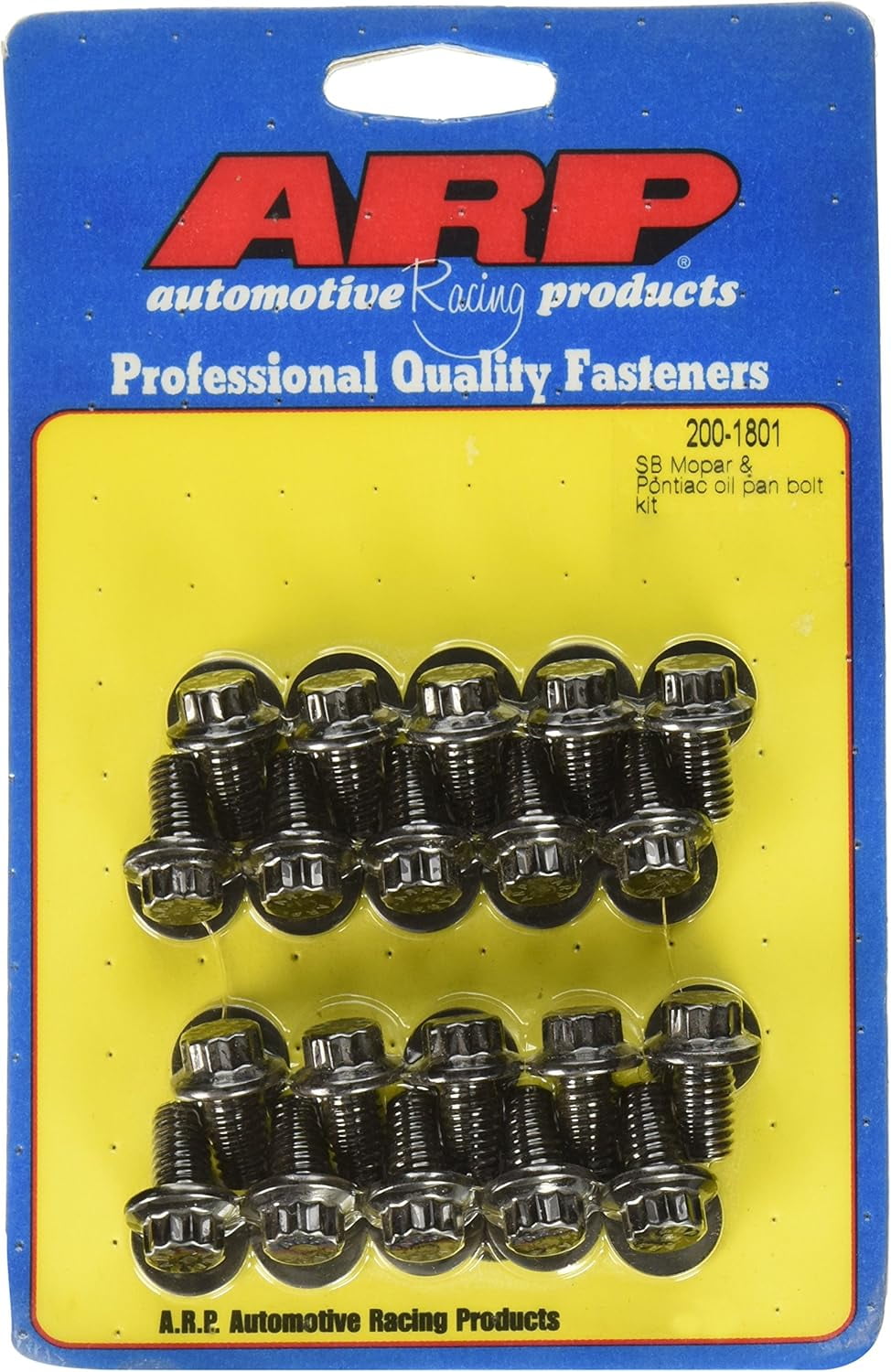 ARP 200-1801 12-Point Oil Pan Bolt Kit - Walmart.com ARP 200-1801 12-Point Oil Pan Bolt Kit - Walmart.com