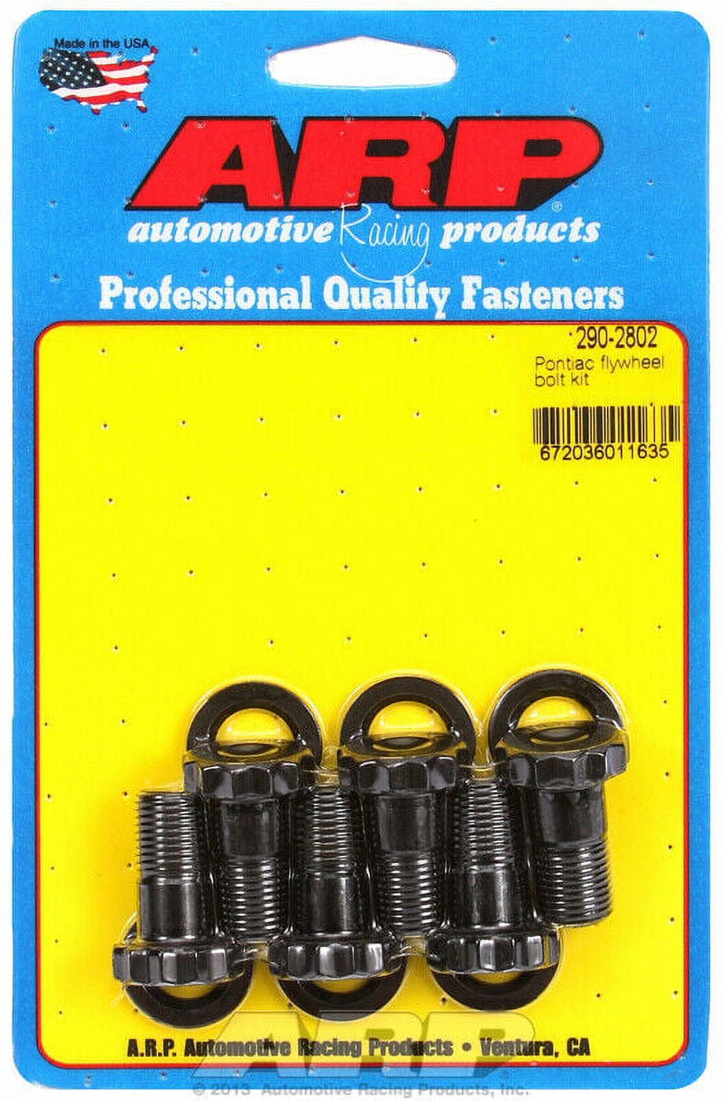 ARP 290-2802 Black For Pontiac 350-455 flywheel bolt kit - Walmart.com
