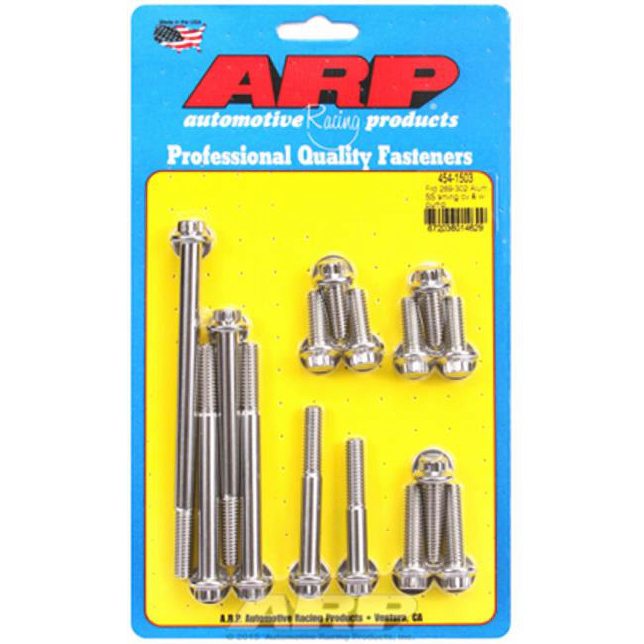 ARP 4541503 Ford 289-302 Aluminum Stainless Steel Timing Cover & Water ...