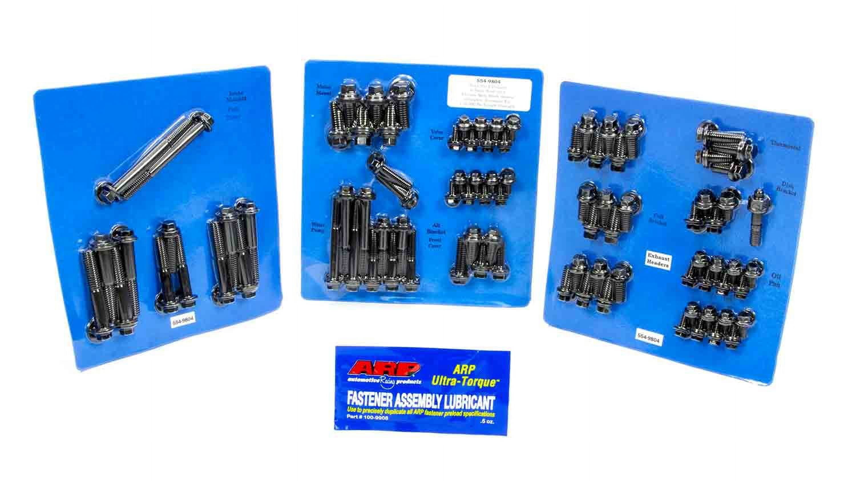 ARP 554-9804 6-Point Complete Engine Fastener Kit for Small Block Ford ...