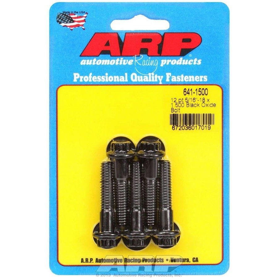 Arp Bolt Kit - 12pt. (5) 5/16-18 x 1.500 - Walmart Business Supplies
