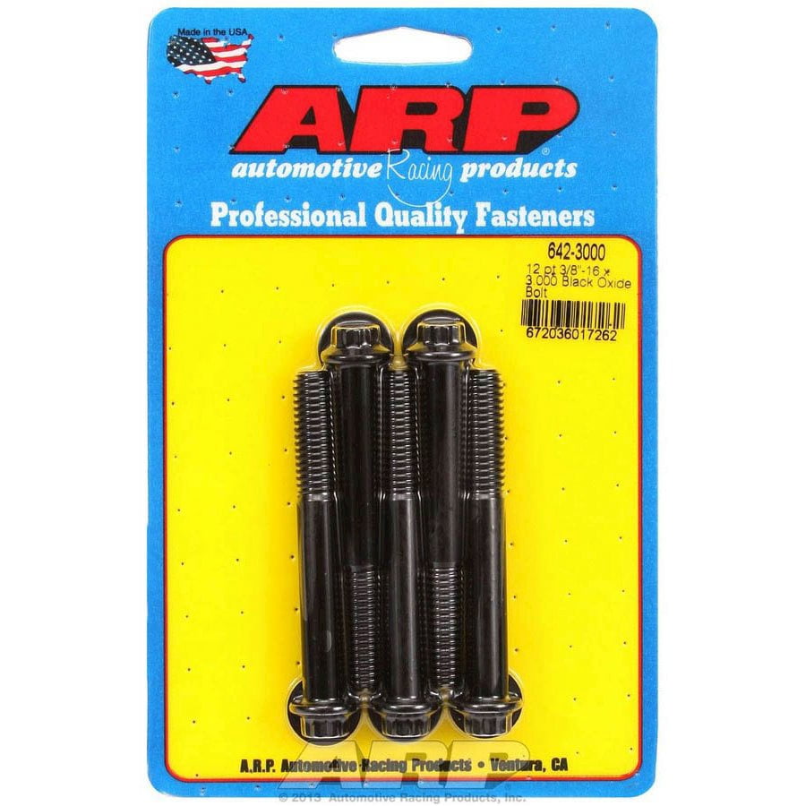 Arp Bolt Kit - 12pt. (5) 3/8-16 x 3.000 - Walmart.com